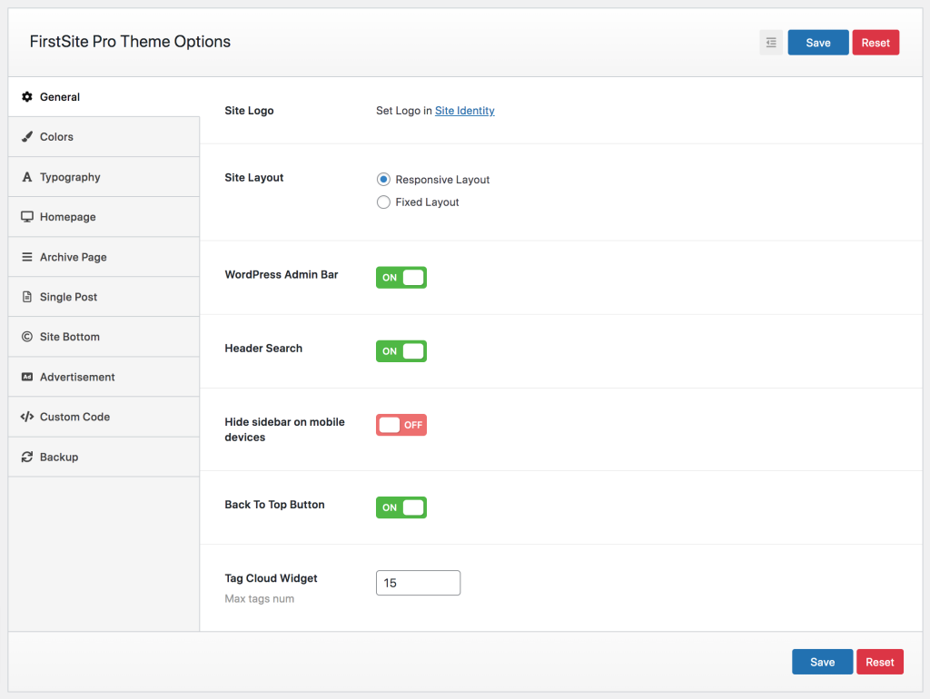 FirstSite Pro Theme Documentation - WPEnjoy