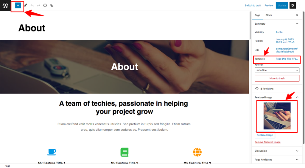 VisualSite Theme Documentation - WPEnjoy