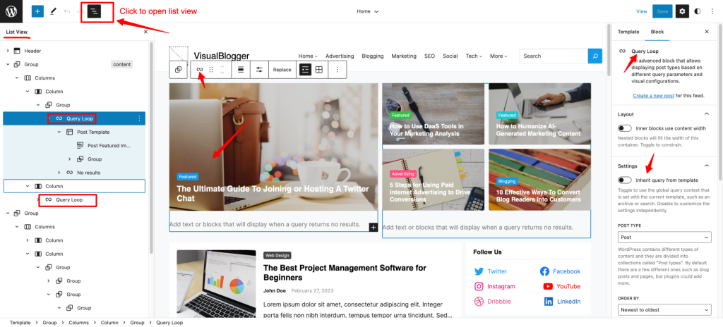 VisualBlogger Theme Documentation - WPEnjoy