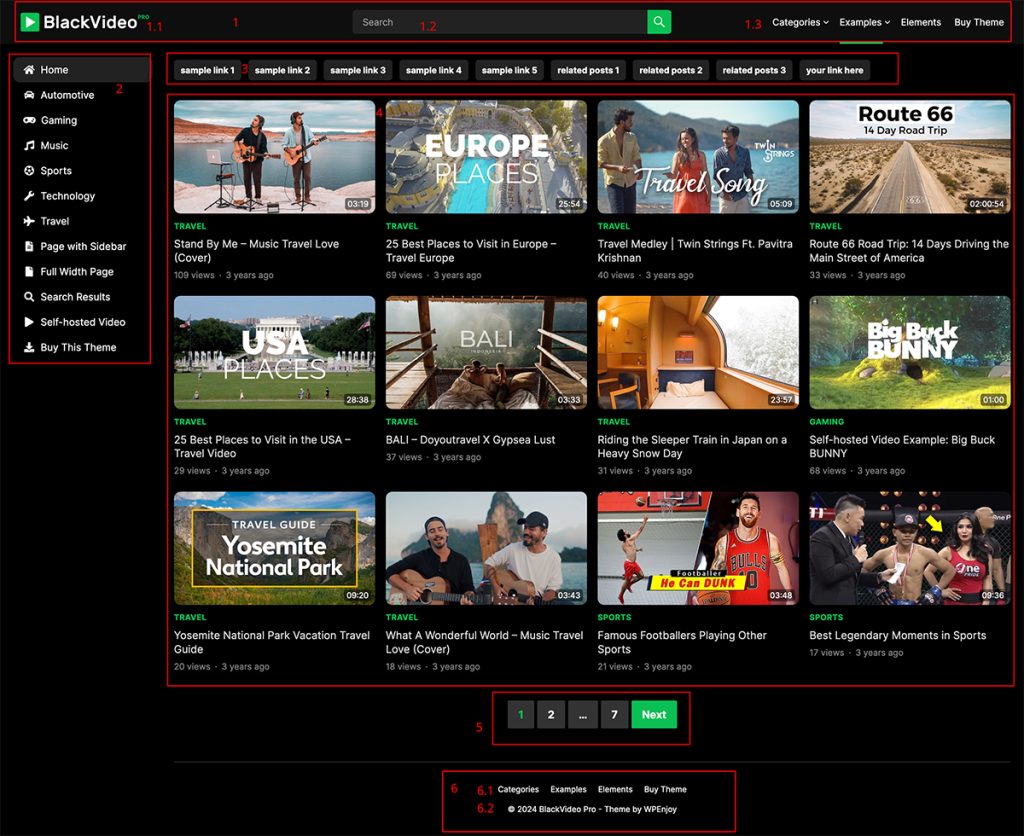 BlackVideo Pro Theme Documentation - WPEnjoy